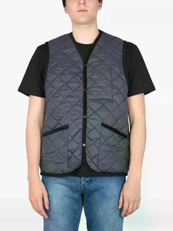LAVENHAM Dublin Quilted Gilet - Grey