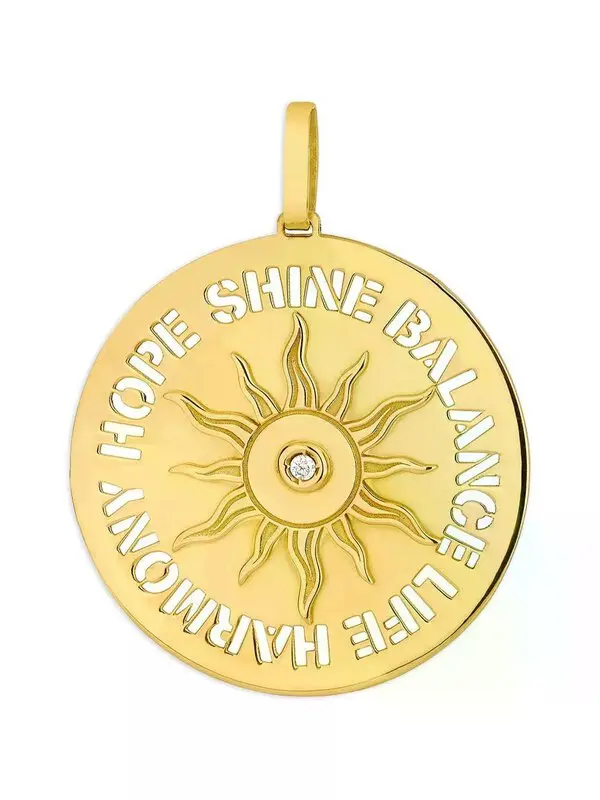 CAROL KAUFFMANN Sun Diamond Pendant - Gold
