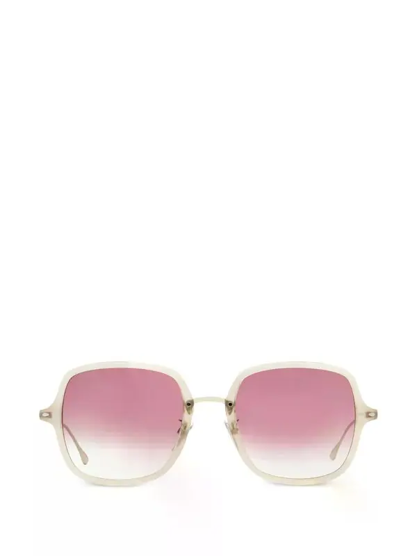 Isabel Marant Maelle Square-frame Sunglasses - Neutrals