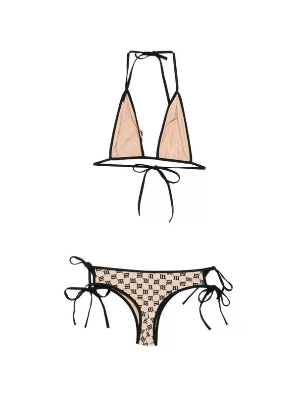 MISBHV Monogram-print Bikini