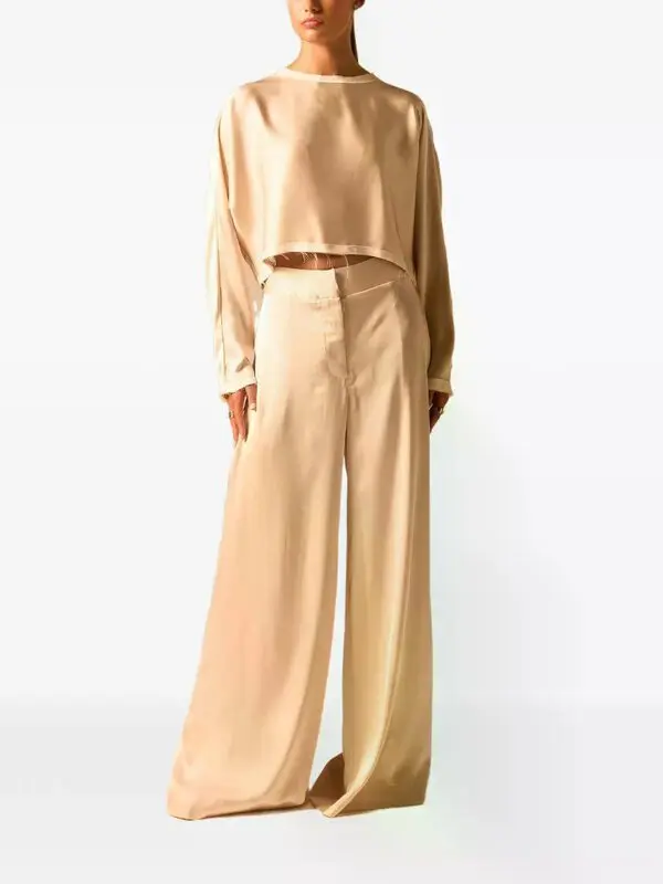 JBQ Raw-cut Cropped Top