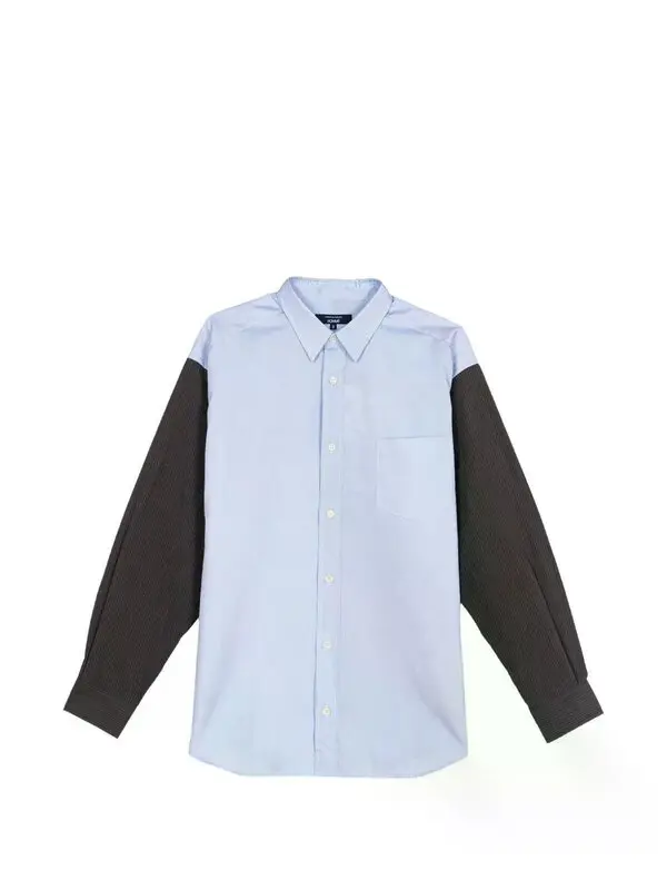 Comme Des Garçons Contrast-sleeve Panelled Shirt