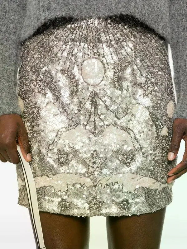 ALLSAINTS Sequin-embellished Mini Skirt