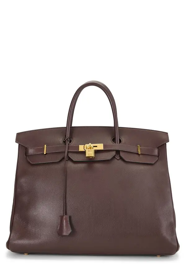 Hermès Evergrain Birkin 40 - Havane