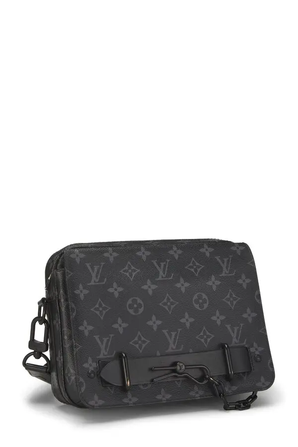 LOUIS VUITTON Monogram Eclipse Steamer Messenger