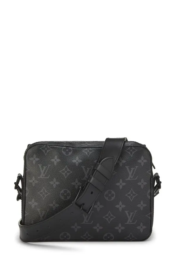 LOUIS VUITTON Monogram Eclipse Steamer Messenger