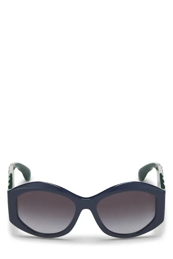 Chanel Acetate Sunglasses - Blue