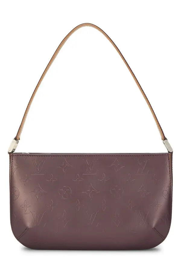 LOUIS VUITTON Monogram Vernis Mat Fowler - Purple