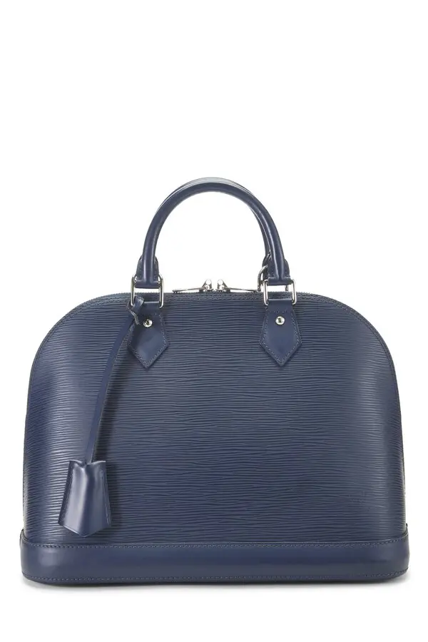 LOUIS VUITTON Epi Alma Nm Top Handle Bag - Blue