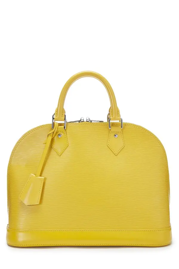 LOUIS VUITTON Epi Alma Handbag - Yellow