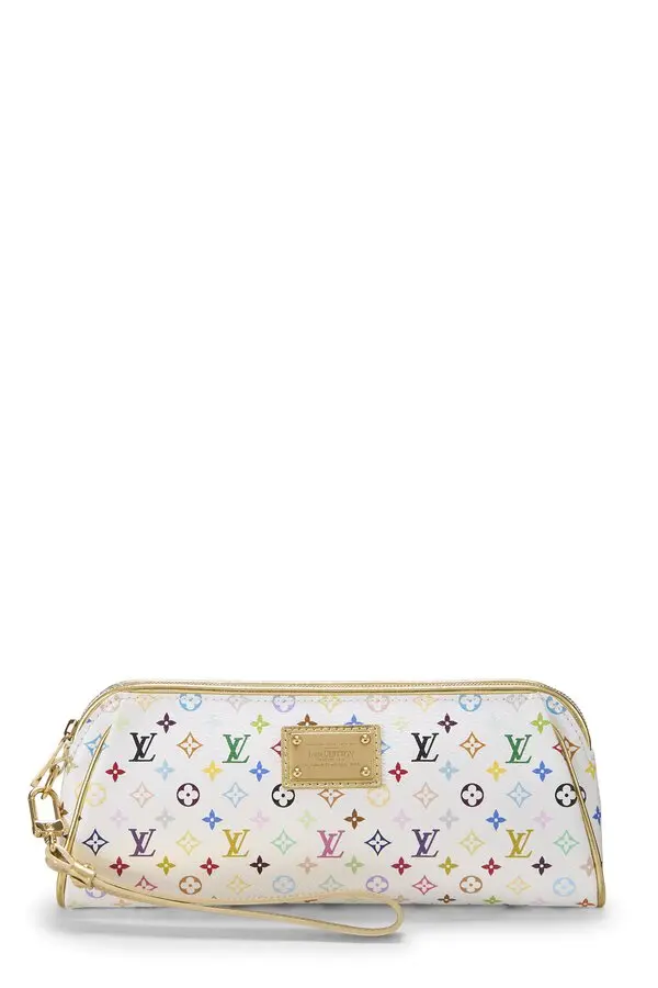 LOUIS VUITTON Takashi Murakami X Monogram Multicolore Kate - White