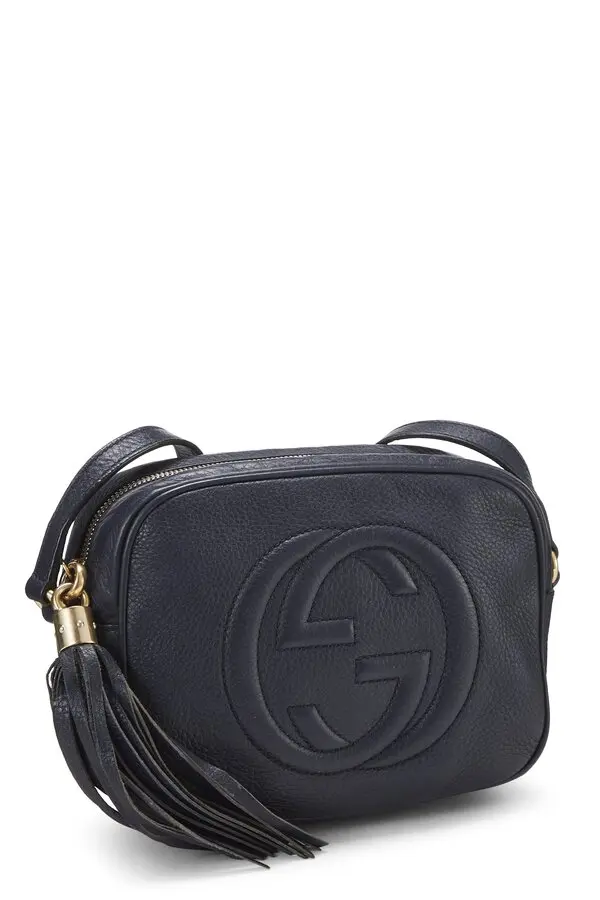 Gucci Leather Soho Disco - Navy