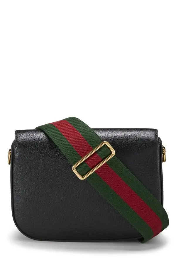 Gucci Adidas X 1955 Horsebit Shoulder Bag - Black