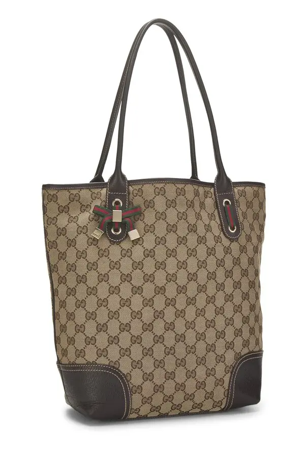 Gucci Original Gg Canvas Princy Vertical Tote