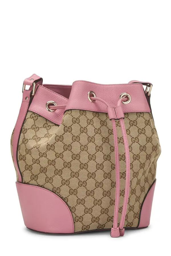 Gucci Original Gg Canvas Bucket Bag - Pink