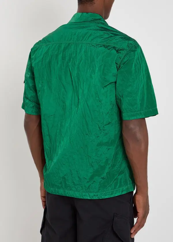 Stone Island Crinkled Nylon Overshirt