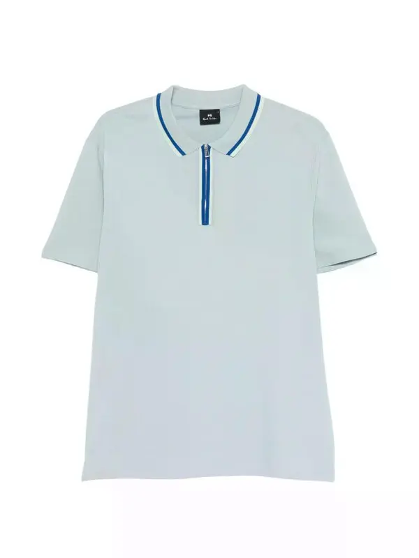 Paul Smith Zip-fastening Polo Shirt - Blue