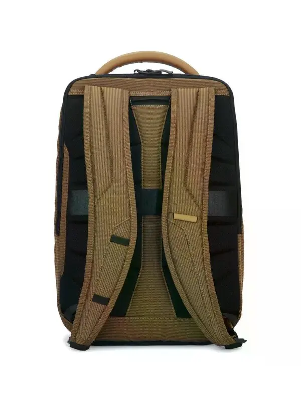 PIQUADRO Panelled Logo-print Backpack