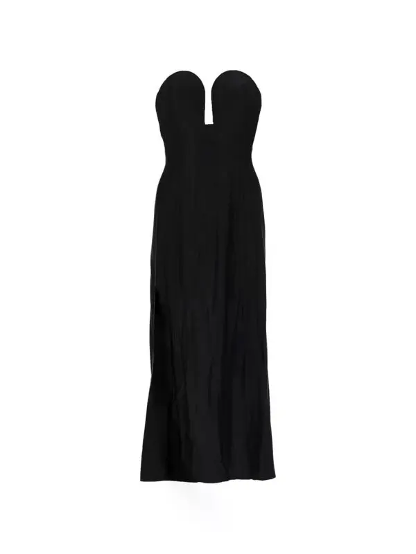 Rabanne Heart-shaped Midi Dress - Midnight Blue