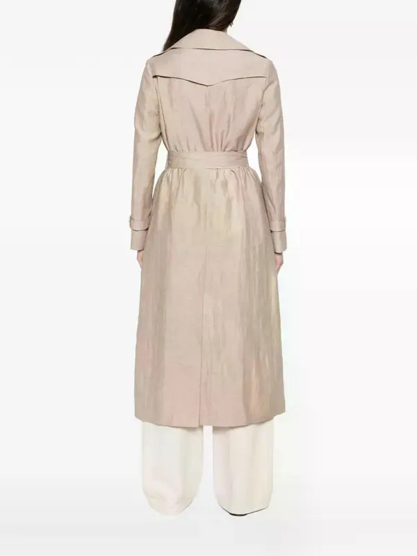 Tagliatore Belted Storm-flap Coat