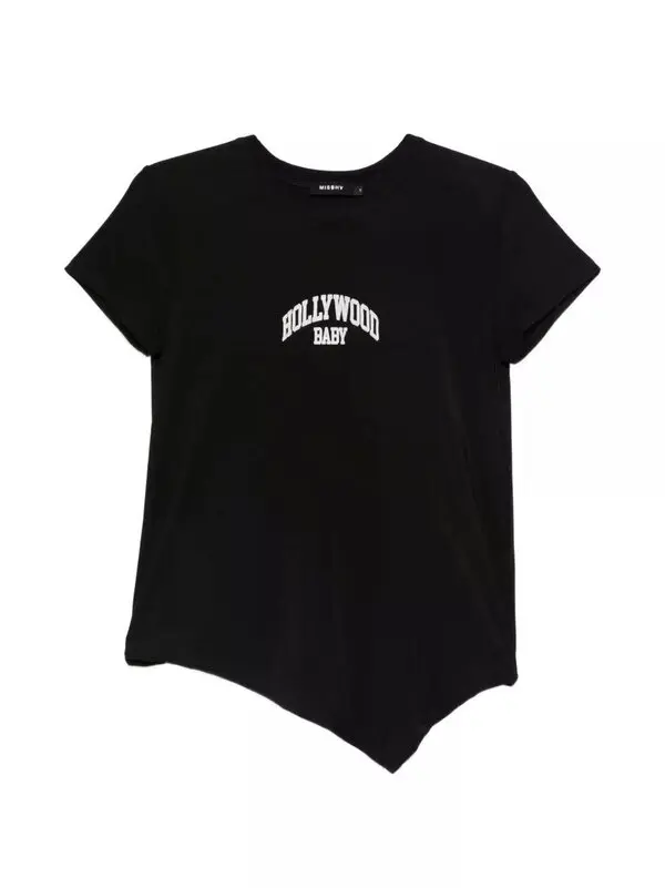 MISBHV Lettering-print T-shirt - Black