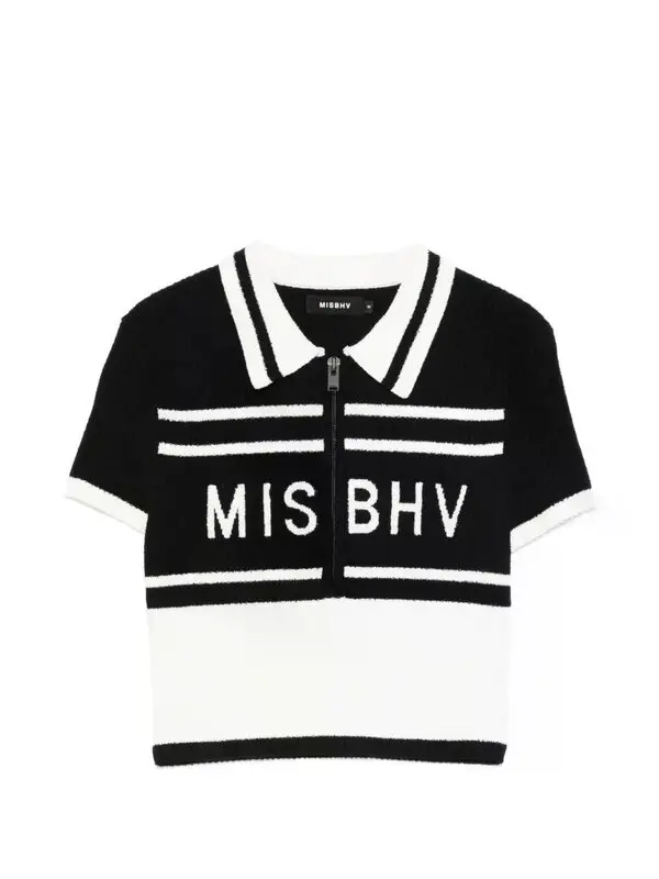 MISBHV Striped Polo - Black
