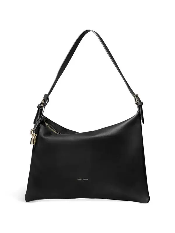 MARC ELLIS Logo Shoulder Bag - Black
