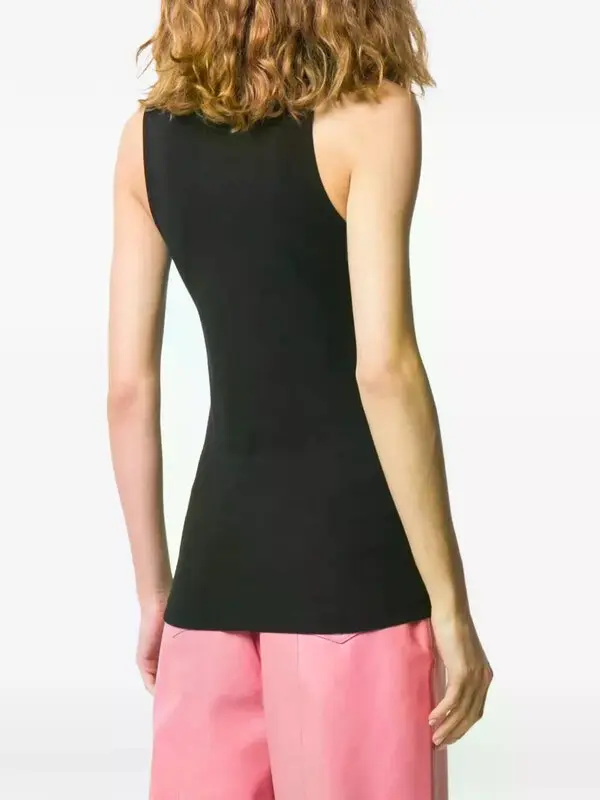 PATOU Logo-print Jersey Tank Top