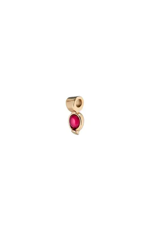 UNODE50 18k -plated Charm With Agate Stone