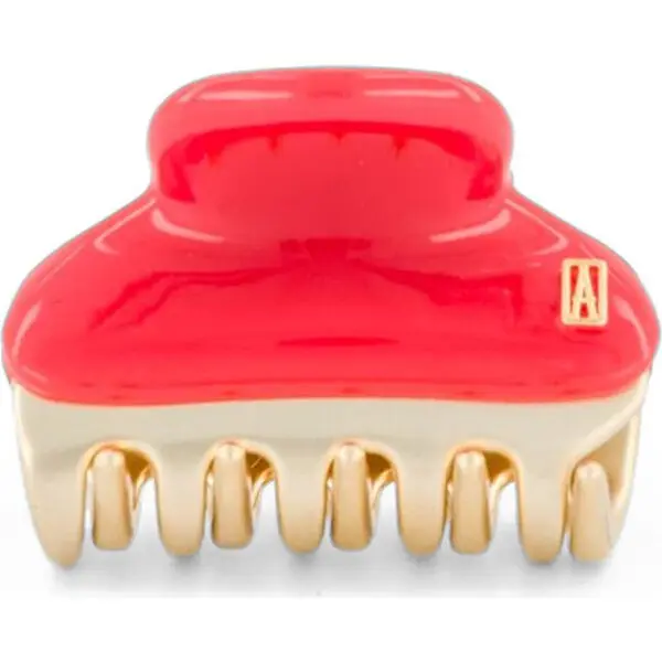 Alexandre De Paris Vendôme Small Hair Claw Clip - Red