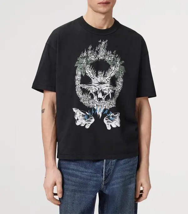 ALLSAINTS Organic Cotton Palm Ripper T-shirt