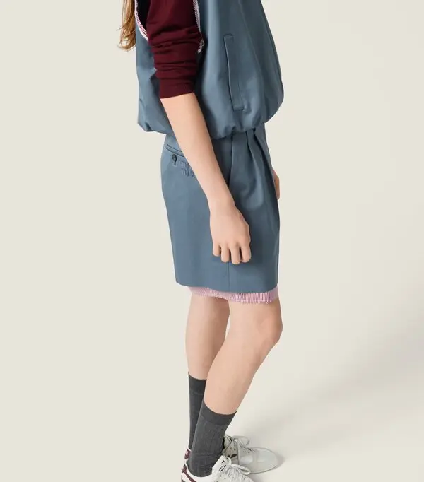Miu Miu Chino Layered Bermuda Shorts