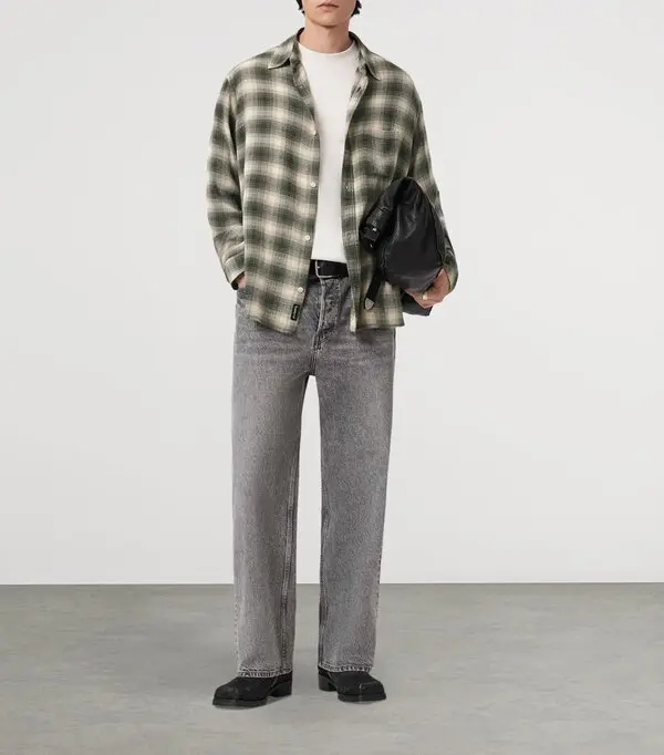 ALLSAINTS Check Lumley Shirt - Green