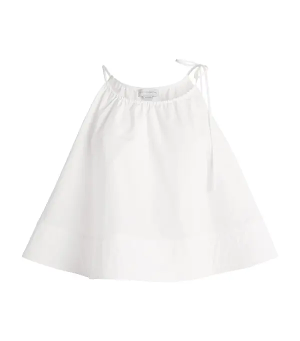 Stella McCartney Cotton Poplin Frill Blouse - White