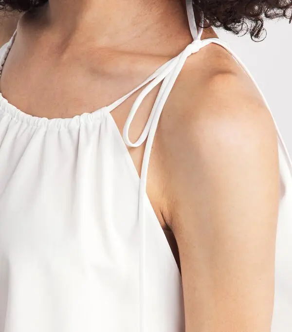 Stella McCartney Cotton Poplin Frill Blouse - White
