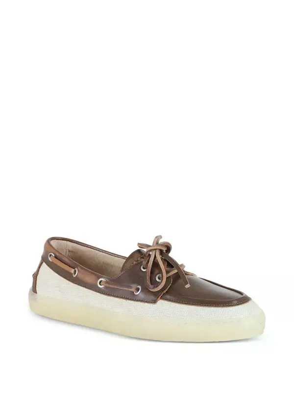COPENHAGEN  Lace-up Panelled Loafers