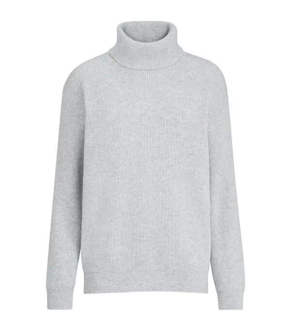Brunello Cucinelli Cashmere Rollneck Sweater - Grey