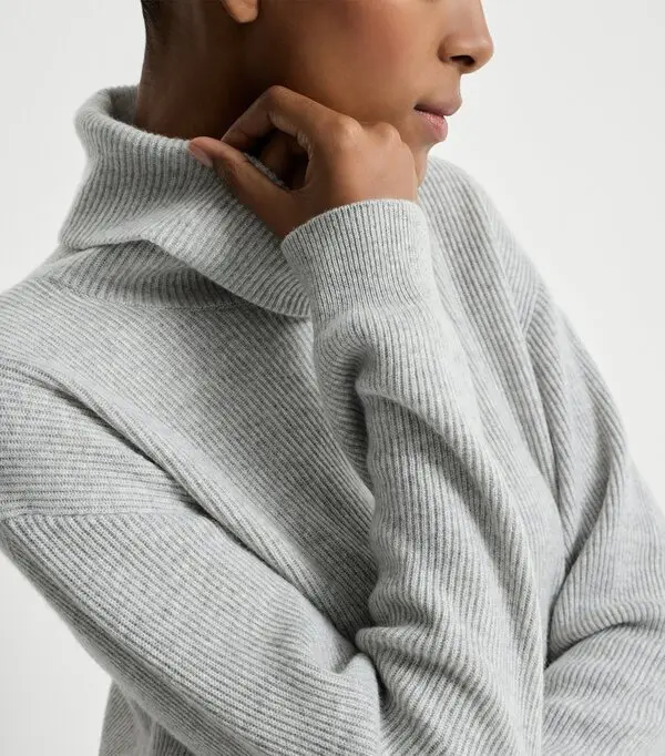 Brunello Cucinelli Cashmere Rollneck Sweater - Grey