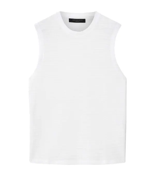 ALLSAINTS Organic Cotton Cove Tank Top - White