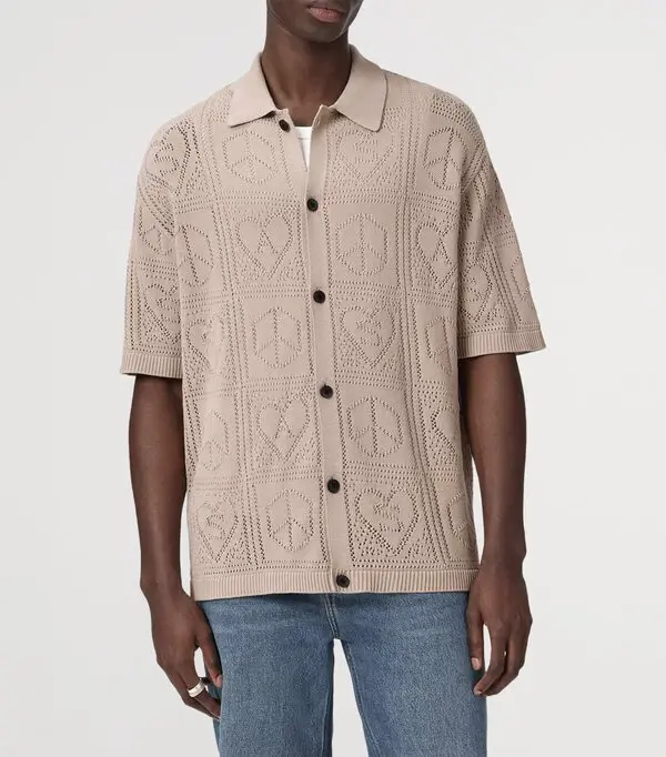 ALLSAINTS Organic Cotton Knitted Shirt