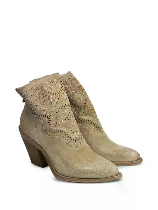 METISSE Suede Ankle Boots