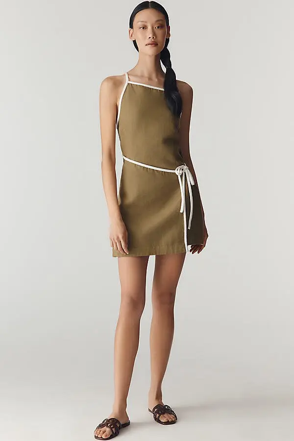 Significant Other Laika Tie-front Mini Dress