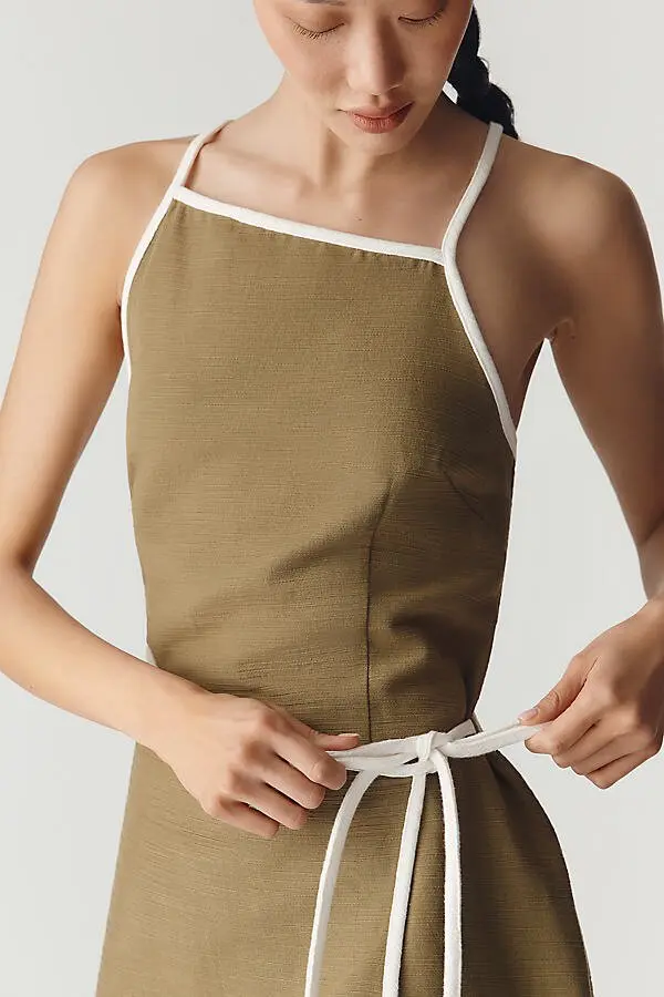 Significant Other Laika Tie-front Mini Dress