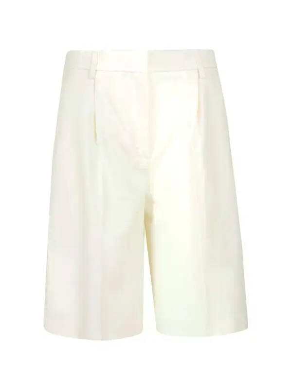 Pinko Pressed-crease Tailored Shorts - Neutrals