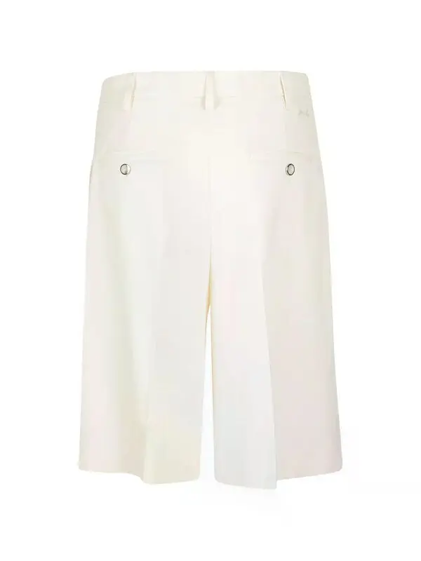 Pinko Pressed-crease Tailored Shorts - Neutrals