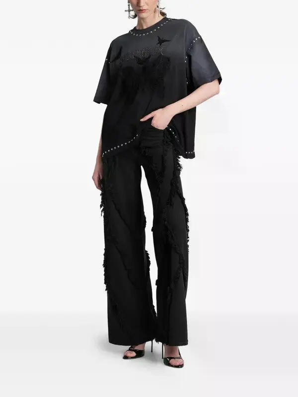 Blumarine Stud-embellished T-shirt