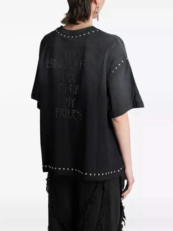 Blumarine Stud-embellished T-shirt