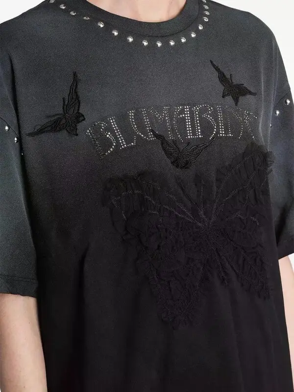 Blumarine Stud-embellished T-shirt