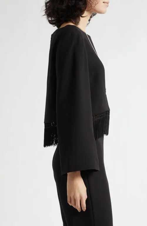 Posse Bianca Fringe Hem Top
