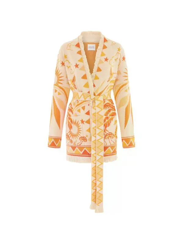 HAYLEY MENZIES Magic Leopard Cardigan - Yellow